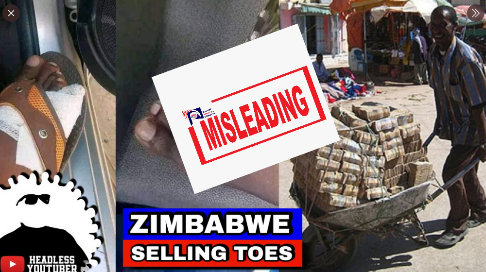 False: Zimbabweans are not Selling Toes Due to Hardship - Local Voices ...