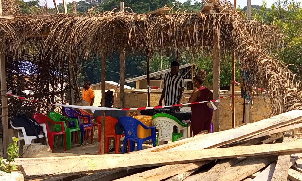 NEC Workers not using Traditional Zoe Bush for BVR in Gbarpolu County ...